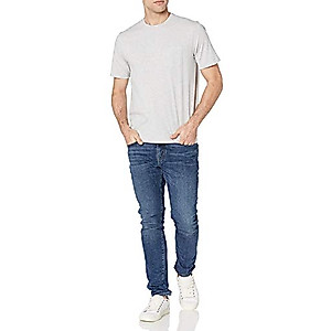 Amazon Essentials Men's Regular-Fit Short-Sleeve Crewneck Pocket T-Shirt, Pack of 2, Bright Green/Light Grey Heather, XX-Large