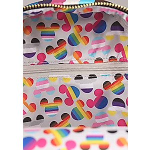 Loungefly Mickey Mouse Pride Backpack, Rainbow Flag Bag, Pride Bags for LGBT Pride Month, Rainbow Striped Gifts & Accessories