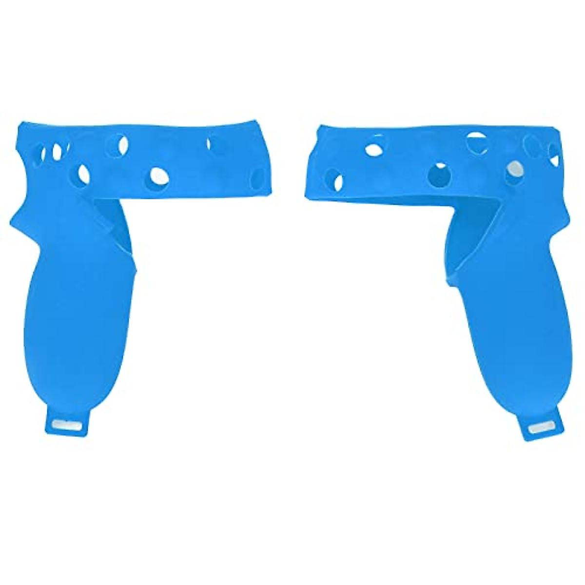 VR Joystick , Adjustable Protective Antislip Comfortable Controller Grip Cover Sweatproof with Strap for Quest 2(blue)