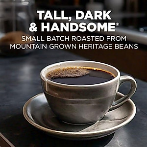 Maud's Dark Roast Instant Coffee Packets Single Serve, 26 ct | Tall Dark & Handsome | 100% Arabica Dark Roast Coffee Solar Energy Produced | Instant Coffee Powder Travel Packs