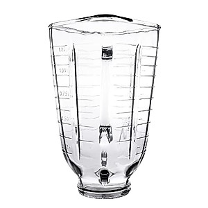 Univen 5 Cup Glass Square Top Blender Jar fits Oster & Osterizer Blenders
