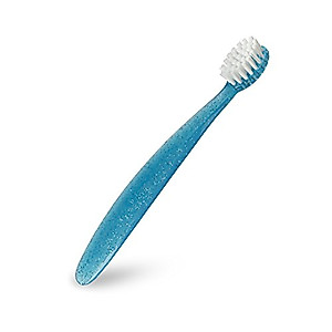 RADIUS Toddler Toothbrush and Toothpaste Bundle for Kids, 2 Pack Totz Extra Soft Brush in Blue and Green Sparkle and 1 Count Dragon Fruit Toothpaste, for Children 18 Months and Up