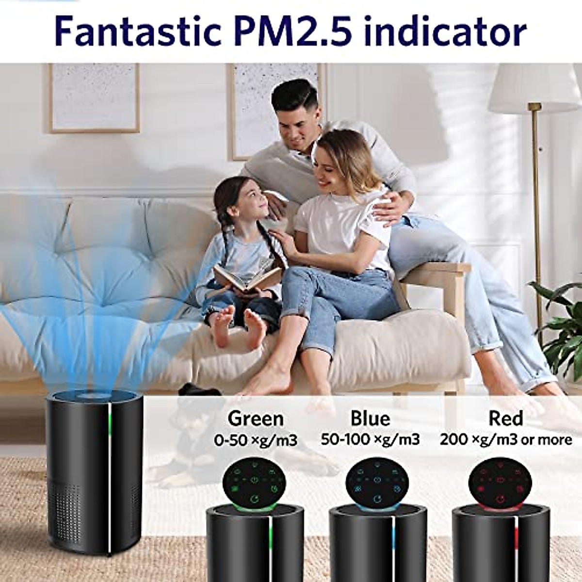 Air Purifier Filter - Air Choice 3-in-1 True HEPA Air Purifier Filter for AP-250A Air Purifier