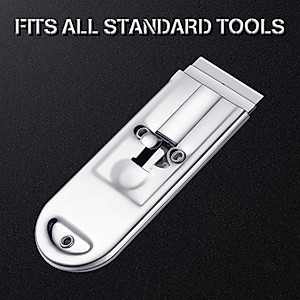 20 Pieces Single Edge Cutter Blade Industrial Razor Blades for Scraper, Safety Straight Edge Razors, Box Carton Cutter Replacement Blades, Glass and Paint Scraper Razor Blades