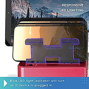 Hercules Tuff Charging Station with 6 Cables - Pink