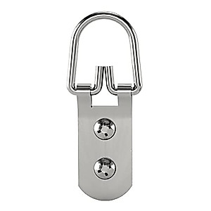 OOK 50207 20-Pound Steel D-Ring Hangers, 2-Pack