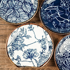 Ceramic Spoon Rest for Stove Top - Set of 4 Cooking Spoon Rest for Kitchen Counter 4.8 Inches Ceramic Pasta Spoon, Oven and Microwave Safe