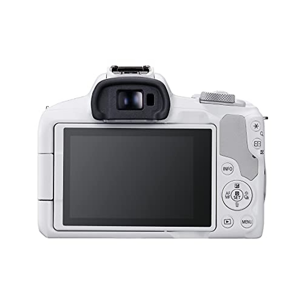 Canon EOS R50 Mirrorless Vlogging Camera (Body Only/White), RF Mount, 24.2 MP, 4K Video, DIGIC X Image Processor, Subject Detection & Tracking, Compact, Smartphone Connection, Content Creator