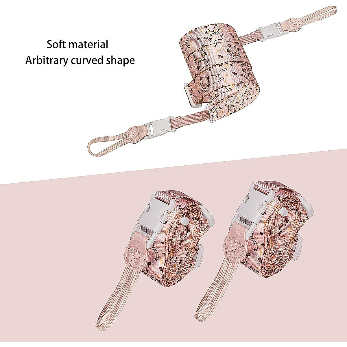 TSQ Shoulder Strap for iPad Cases Tablet Cases | Adjustable Removable Carrying Strap | Ultra Comfortable Replacement Shoulder Strap for Drop Protection for Kids Girls | Pink