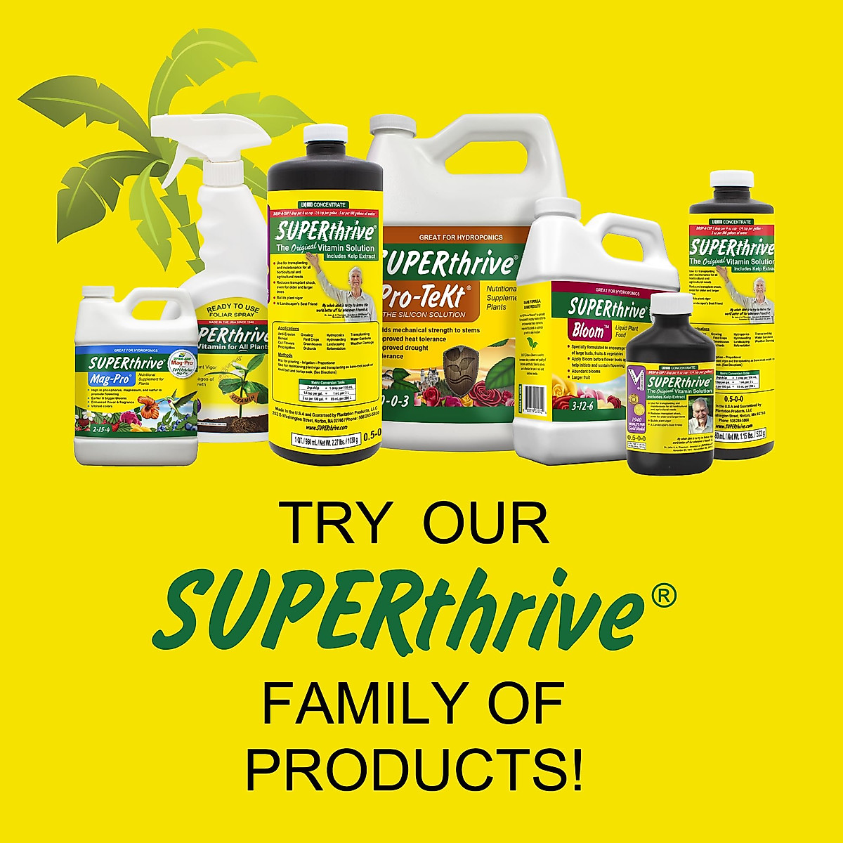SUPERthrive The Original Vitamin Solution - Liquid Concentrate, May Add to Any Fertilizing Program, 4 fl. oz.
