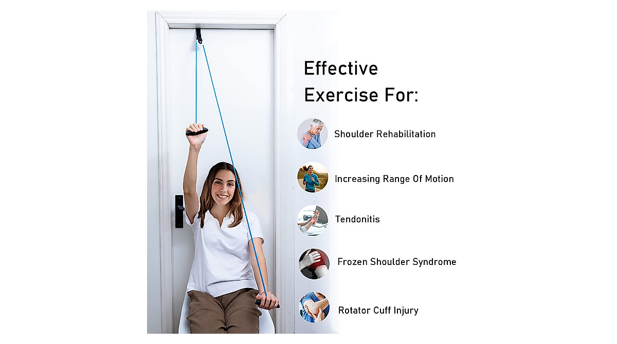 Yuanchupin Shoulder Pulley, Physical Therapy Exercises, Over Door Rehab ...