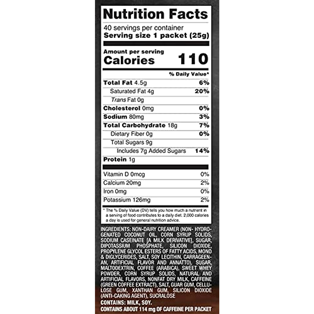 Frozen Bean Ultra-Premium Caramel Macchiato (Lightened) Latte & Frappe (40 Pack)