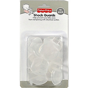 Fisher Price Shock Guards Child Safety Outlet Covers (15 Count)