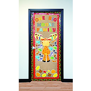 Carson Dellosa – Autumn Leaves Pop-Its Straight Borders, 3D Fall Classroom Décor, 8 Strips