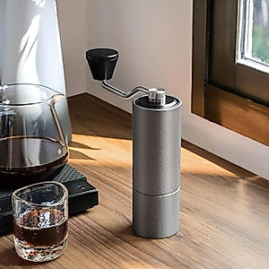 TIMEMORE Chestnut C2 Manual Coffee Grinder Capacity 25g with CNC Stainless Steel Conical Burr - Internal Adjustable Setting,Double Bearing Positioning,French Press Coffee for Hand Grinder Gift