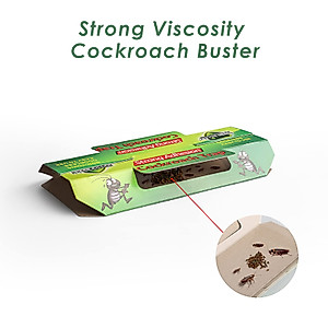 (20 Pack) Roach Traps Indoor,Roach Killer Indoor Infestation, Cockroach Killer Indoor Home, Cockroach Trap, Roach Motel, Pet-Friendly Roach Killer Indoor for Roaches, Ants, Spiders, Bugs, Beetles