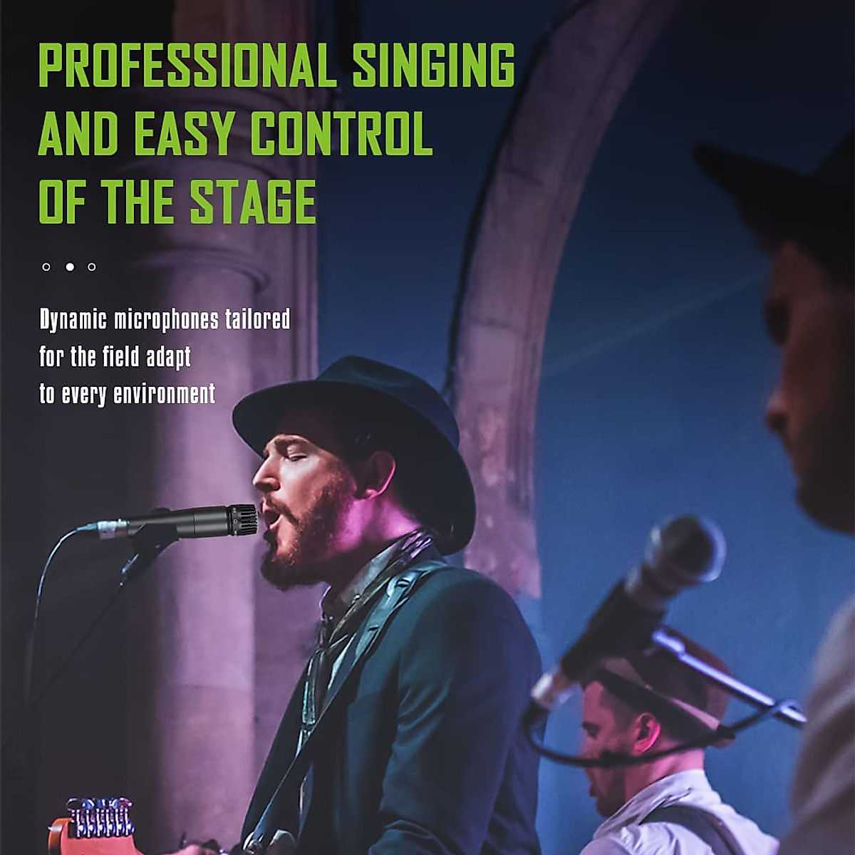 WEYMIC wm57 Dynamic Vocal Classic Style Microphone Audio Instrument Classic Professional Dynamic Cardioid Unidirectional - for Instruments, Drums, Percussion, Vocals(not Include Cable)