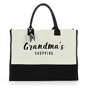 FORBIDDEN PAPER Gifts for Grandma Shopping Bag Tote Bag Gigi Gifts Grandma Birthday Gifts Grandmother Gift Ideas New Grandma Gifts Handbag Birthday Retirement Christmas Gifts for Travel Trip Vacation