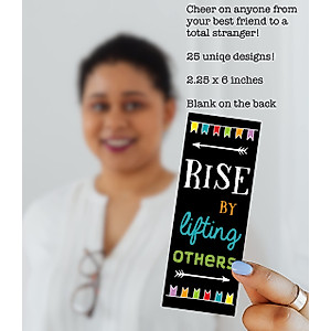 Iconikal Motivational Encouraging Inspirational Bookmarks, 100-Count