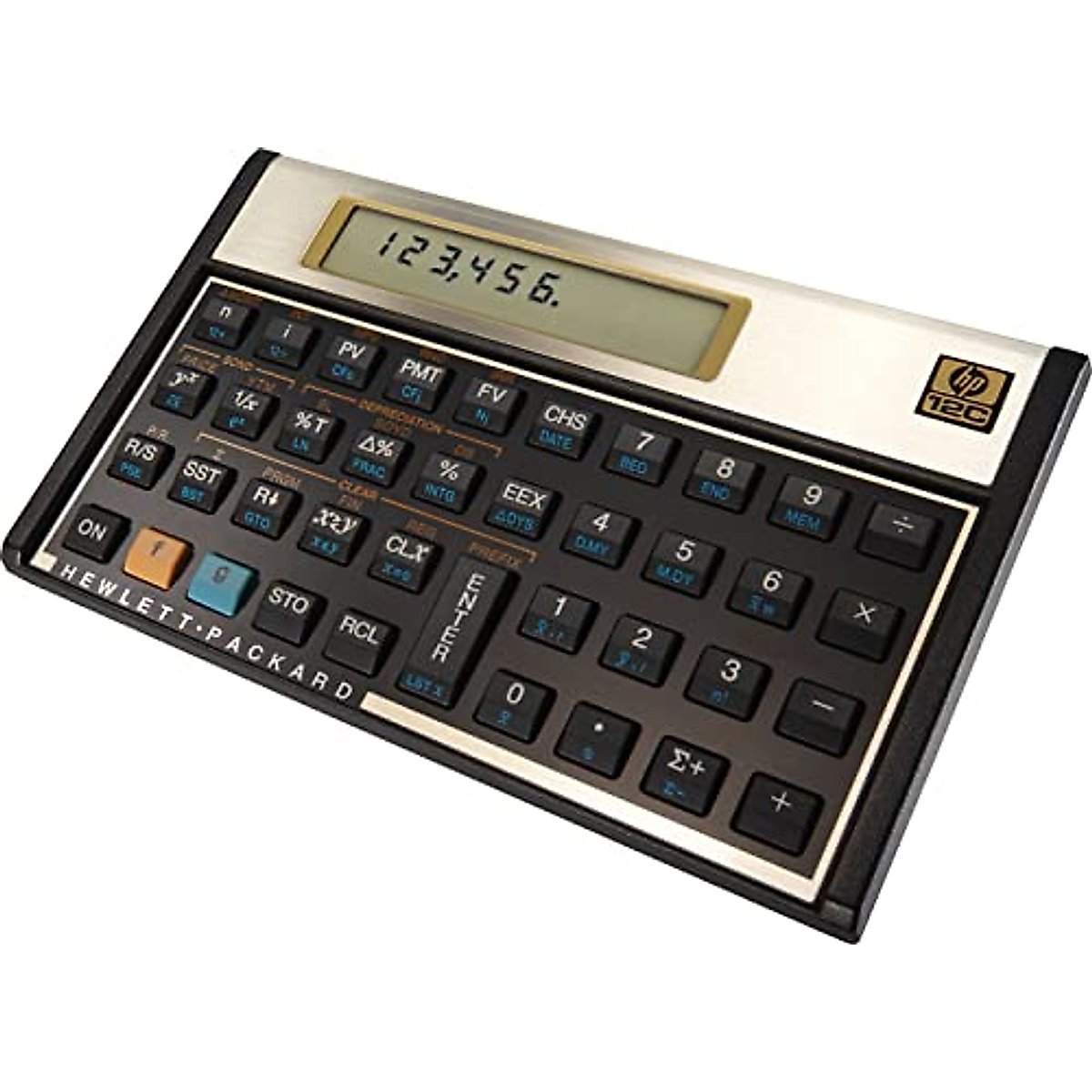 HP 12C Financial Calculator, 120 Functions, 5 x 3-1/8, 10-Digit LCD