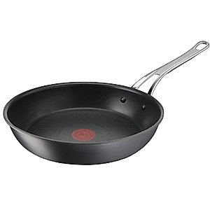 Tefal Jamie Oliver Cook’s Classics Frying Pan, 30cm, Non-Stick, Oven-Safe, Induction, Riveted Handle, Hard Anodised Aluminium, H9120744, Black