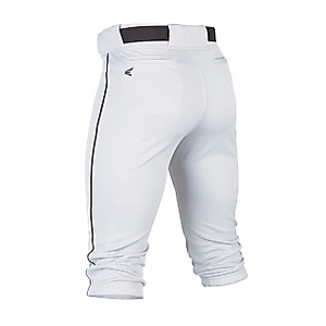 Easton | RIVAL+ Knicker Piped Baseball Pant | White/Black | Adult | Medium
