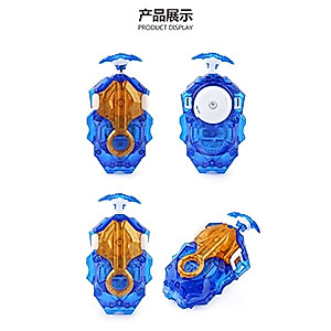 Bey Battle Burst Gyro Blade Toy Set Great Birthday Gift for Children Kids Boys 6 8 + Metal Fusion Attack Top Battling Burst 4 Spinning Tops 2 Two-Way Launcher