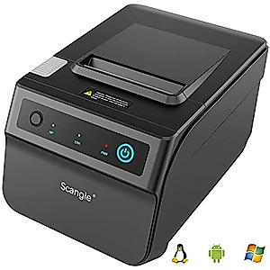 Scangle SGT-88IV Desktop USB Direct Thermal POS Receipt Printer - with USB/Serial/Ethernet Ports - Work on Windows XP//7/8/8.1/10/Linux/Android