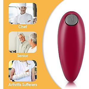 Llfaiww, Electric Can Opener, Restaurant Can Opener, Smooth Edge Automatic Electric Can Opener! Chef's Best Choice