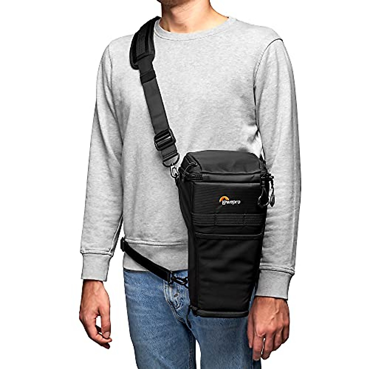 Lowepro ProTactic TLZ 75 AW DSLR toploader - Expand to Hold up to 24-70mm f/2.8 and Lens Hood with Portrait Grip - Camera Gear to Personal belongings - for DSLR Like Canon 5D, Black - LP37279-PWW