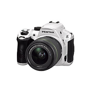Pentax K-30 lens kit white w DA 18-55WR Weather-Sealed 16 MP CMOS Digital SLR with DA 18-55mm and 3-Inch LCD Screen