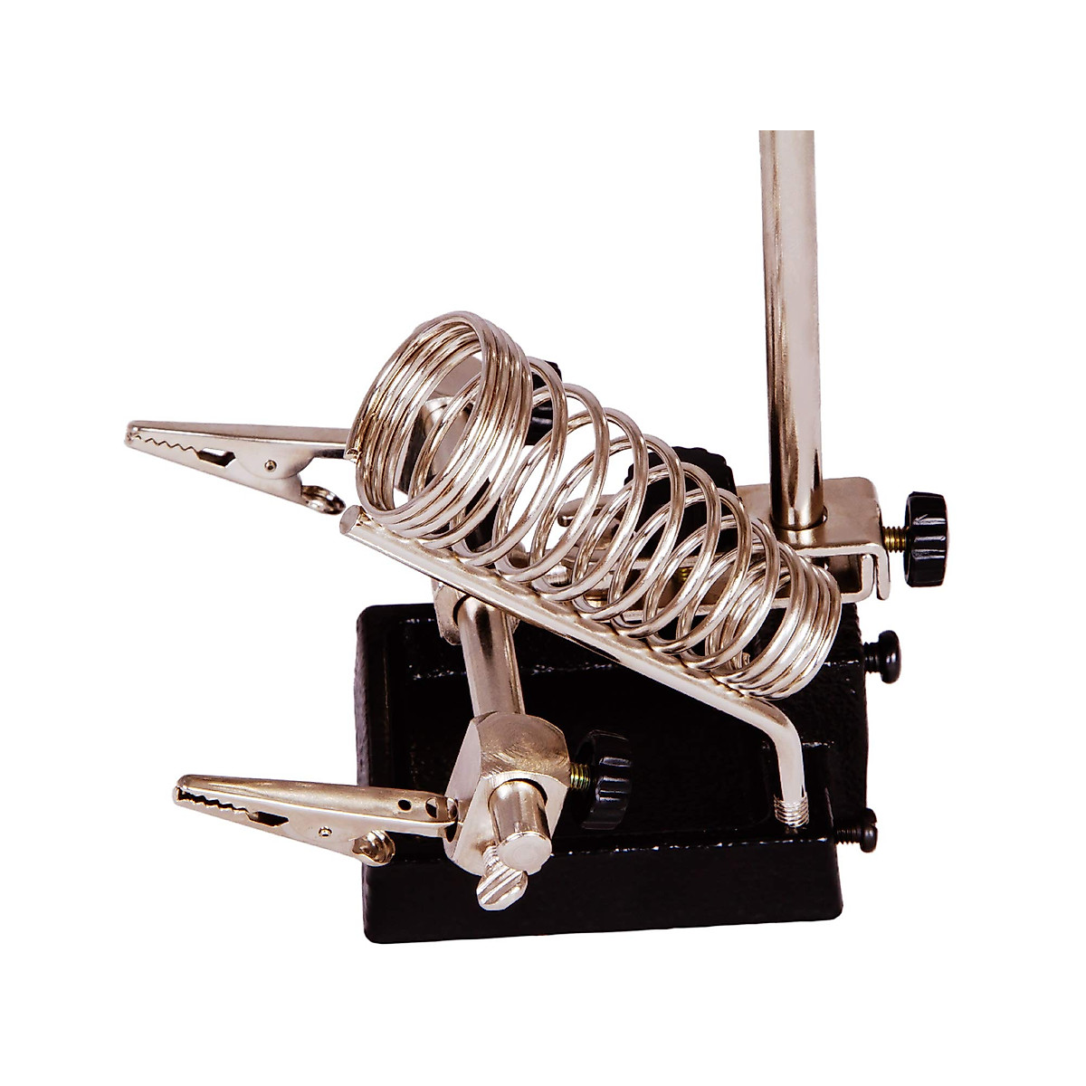 Levenhuk Zeno Refit ZF21 2X / 6X Magnifier with Third Helping Hand, LED Light, Alligator Clips, Soldering Iron Holder and Accessory Tray