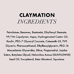 Hanz de Fuko Claymation – Premium Men’s Hair Styling Clay – Super High Hold, Matte Finish – 2 oz