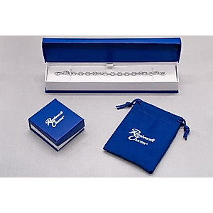 Sterling Silver Greyhound Dog - 0.93" x 0.25" (23.56mm x 6.38mm)