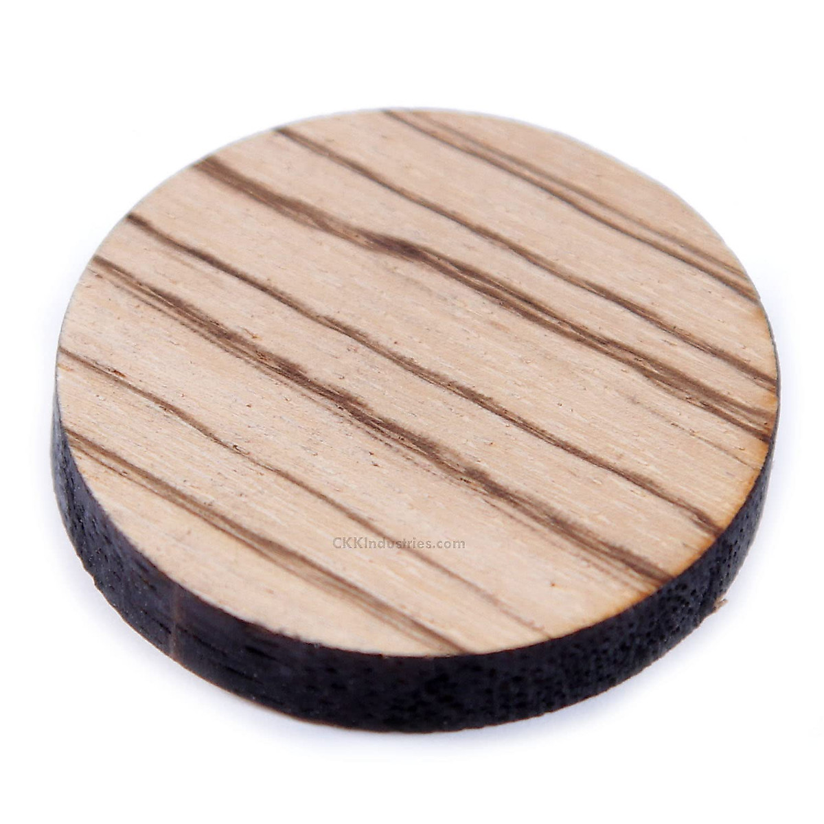 EZSMITH Knife Handle Spacers - Zebrawood - USA Made - (10 Pack)