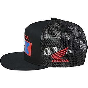 Fox Racing Kids' Standard Honda Snapback HAT, Black, One Size