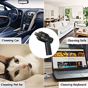10AGIRL 8500RPM Keyboard Vacuum Cleaner Mini,Portable Computer Vacuum Cordless for Car Laptop Sewing Machine Keyboard Vac USB Desk Crumbs Hairs Dust Cleaners