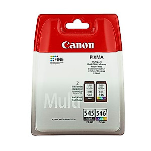 Canon PG-545 CL546 Multi-pack (Black, Cyan, Magenta, Yellow)