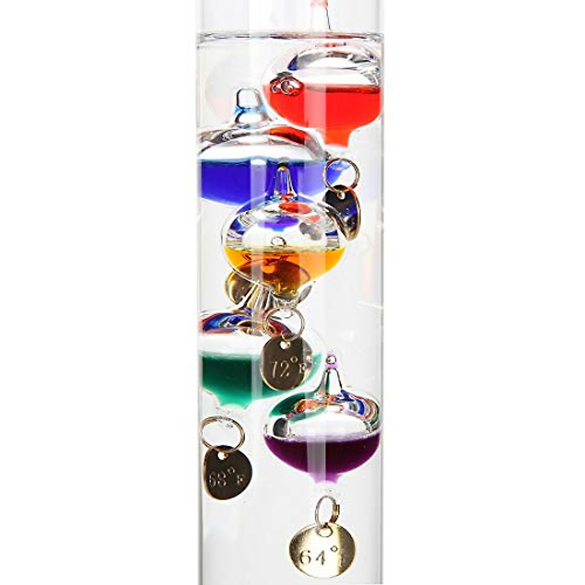 Lily's Home 14" Galileo Glass Thermometer - Perfect Gift