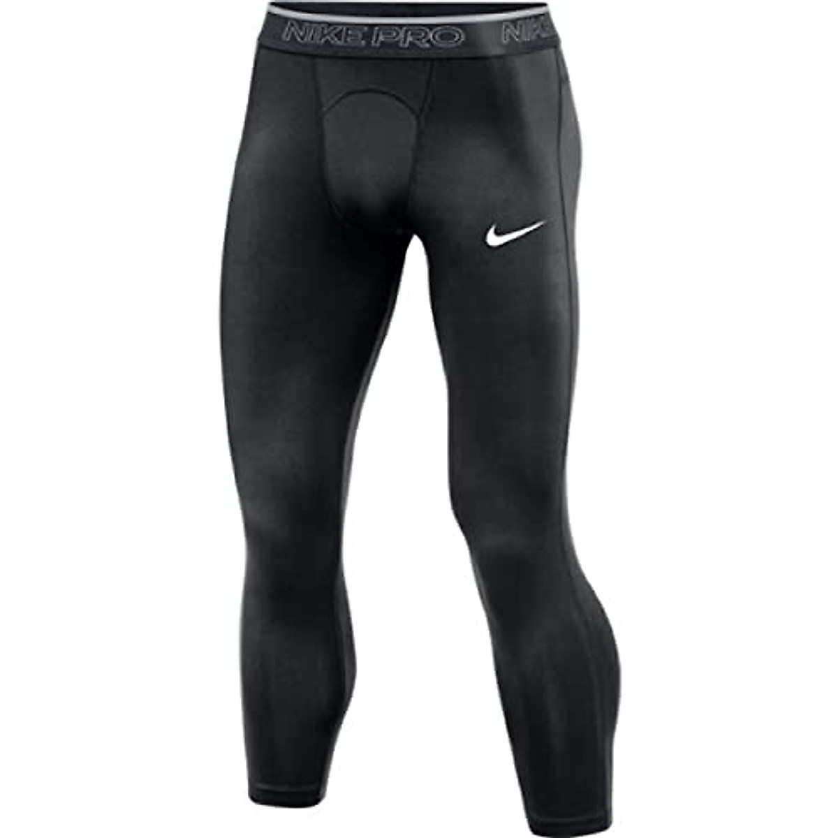 Nike Mens Pro 3/4 Length Training Tight (as1, Alpha, l, Regular, Regular, Black, Large)