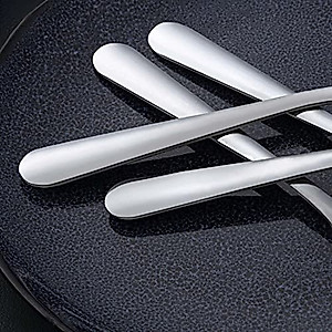 24 Pieces Dinner Forks Set (7.1 inch), Unokit Silver Stainless Steel Dinner Forks Set of 24, Forks Silverware, Flatware Forks for Home, Kitchen or Restaurant - Mirror Polished, Dishwasher Safe 