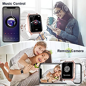 Smart Watch for Android Phones 1.69" Touch Screen Smart Watches for Women Men Nemheng Smartwatch Fitness Watches with Heart Rate Monitor Sleep Tracker Calorie Pedometer Sports Activity Fitness Tracker