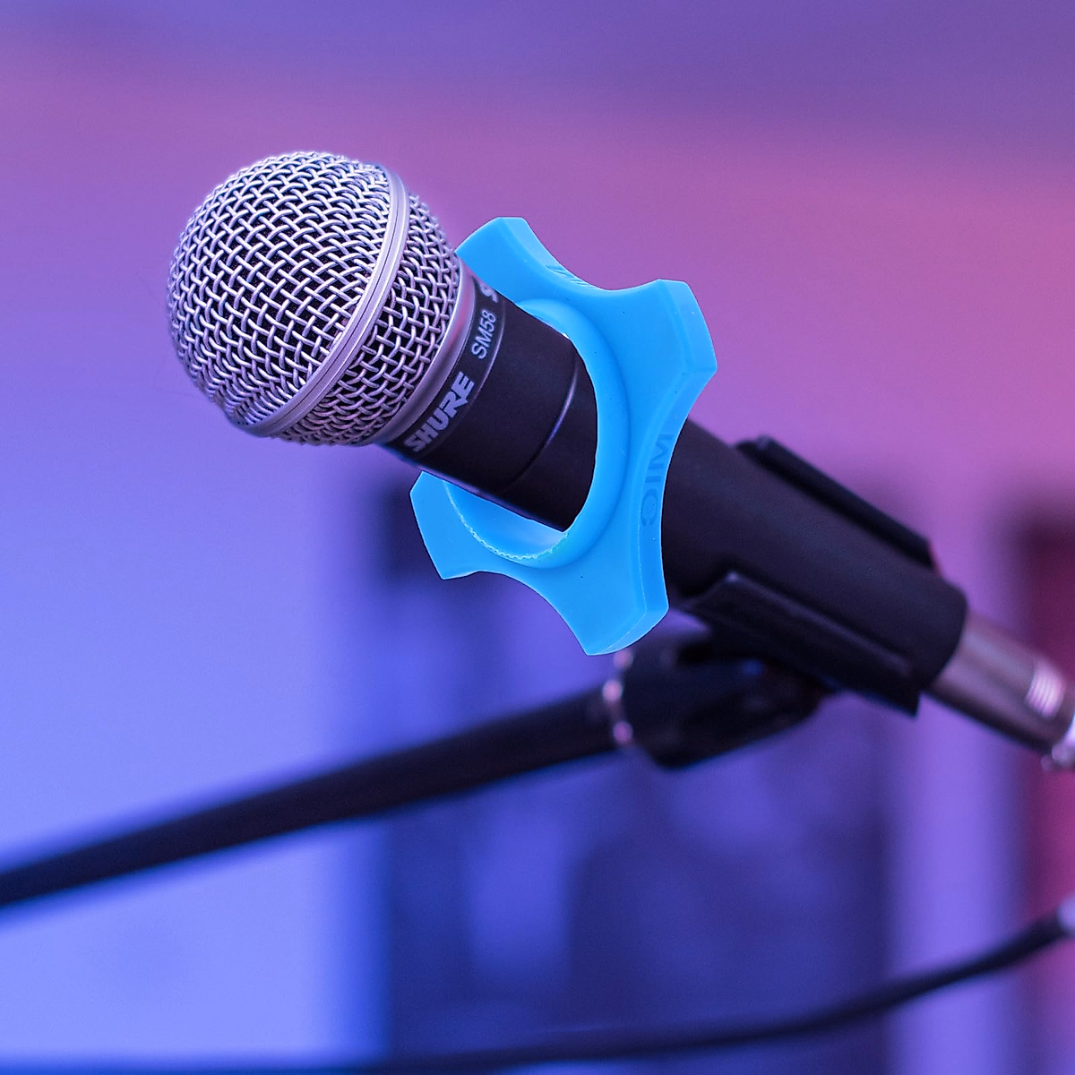 Microphone Accessories Rubber Handheld Microphone Rolling Protection Ring Anti- rolling Shakeproof Mic Protector For KTV Karaoke Random Color 10Pcs Mic Case