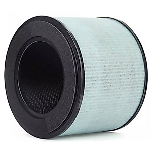 Nispira BS-08 3-in-1 HEPA Air Filter Replacement Compatible with Partu Air Purifier BS-08, 1 Pack