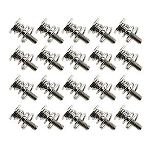 E-outstanding 20pcs GPU Graphics Card Back Plate Heatsink Screws Spring Screws Spare Parts Phillips CPU Mainboard Radiator Fixing Bolts DIY Step Screws M2 x 9mm