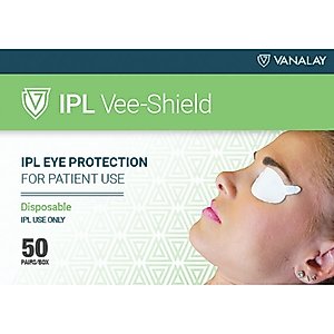IPL Vee Shields, Disposable Eye Protection, 50 Pairs per Box
