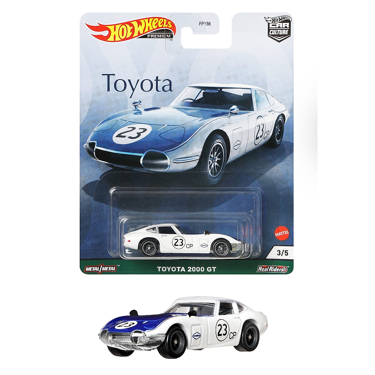 Hot Wheels Car Culture Circuit Legends Vehicles for 3 Kids Years Old & Up, Premium Collection of Car Culture 1:64 Scale Vehicles