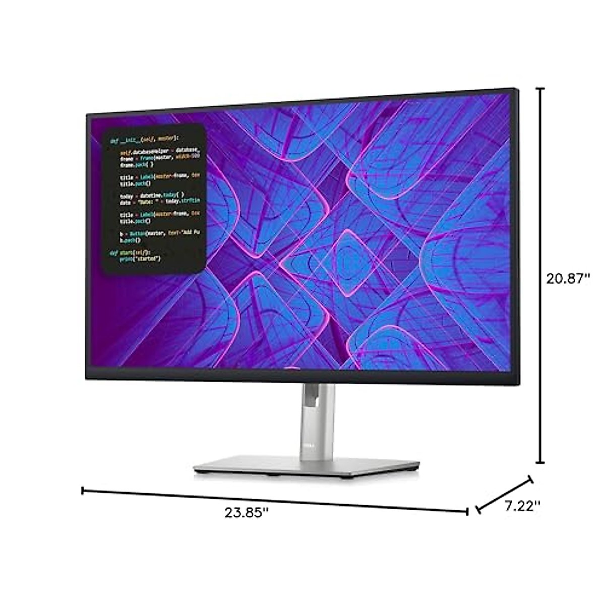 Dell P2723QE USB-C Hub Monitor - 26.96-inch 4K (3840 x 2160) 60Hz Display, 5ms Response Time (Fast Mode), USB-C/DisplayPort/HDMI/USB 3.2 Gen1 Connectivity, Color Depth: 1.07 Billion Colors – Black