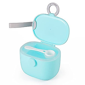 PandaEar Baby Infant Formula Dispensers Mixers| Portable Container Scoop Included| Travel Outdoor Activities (Blue)