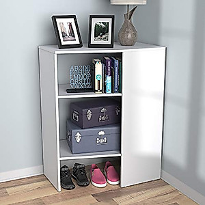 ClosetMaid SuiteSymphony Wood Corner Shelf Unit, 2 Shelves, Adjustable, Stacking, For Storage, Closet, Clothes, Shoes, Décor, Pure White, 41.13" X 19.63" X 31.75" Corner Unit